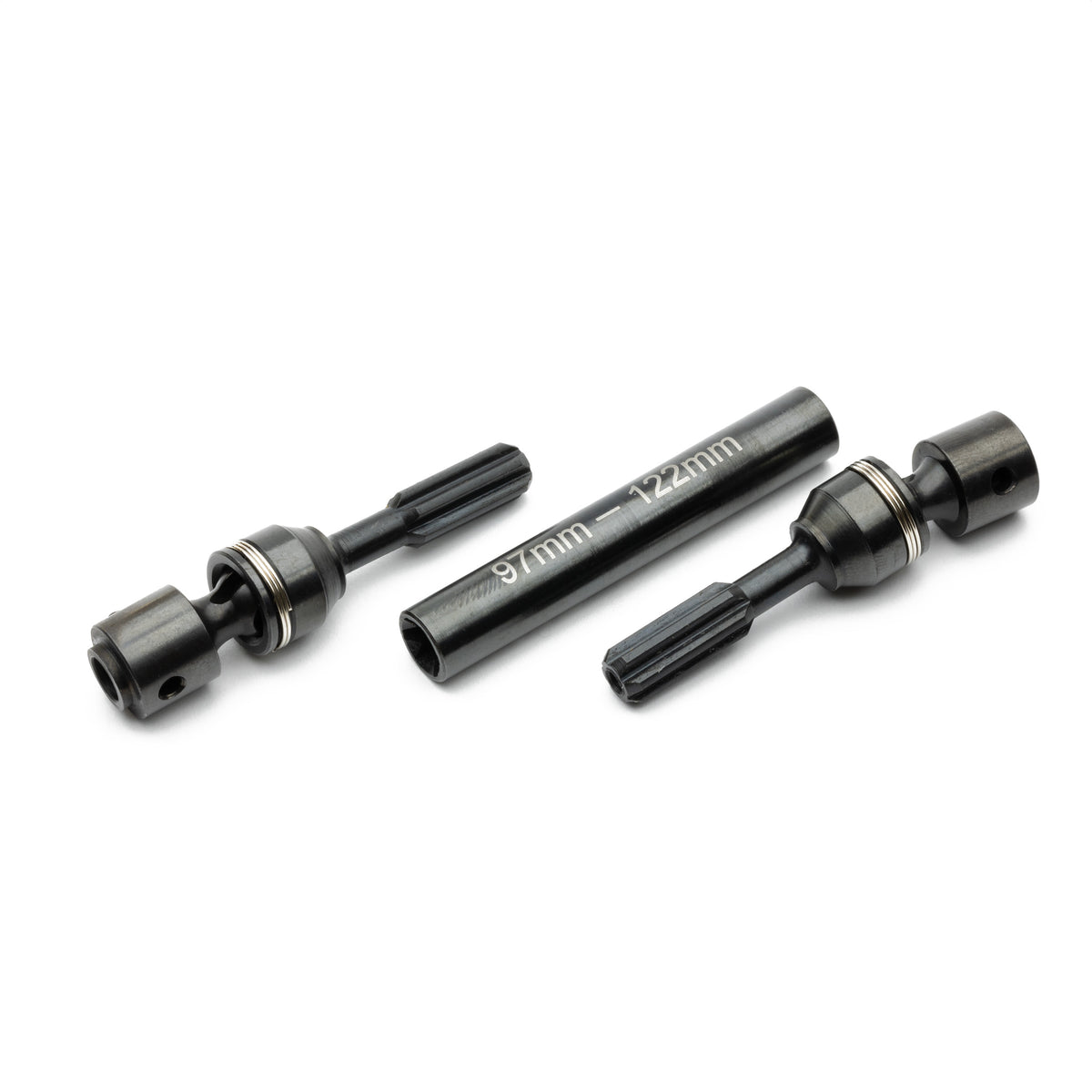 GDS RACING 97mm-122mm Steel Universal Drive Shaft for Axial RR10/Bombe ...