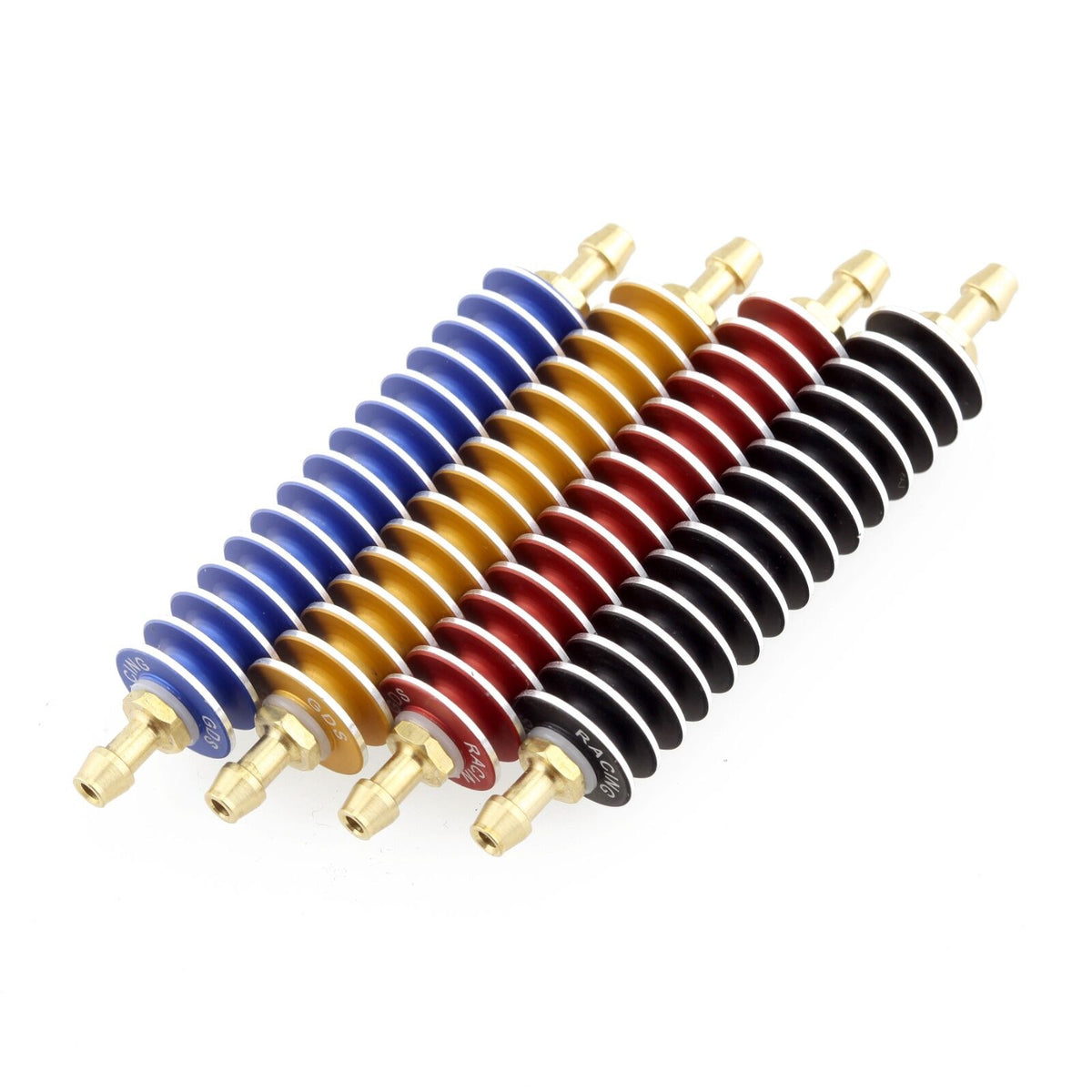 GDS Racing Aluminum Fuel Tank Air Cooler Blue for Nitro Engine RC Car