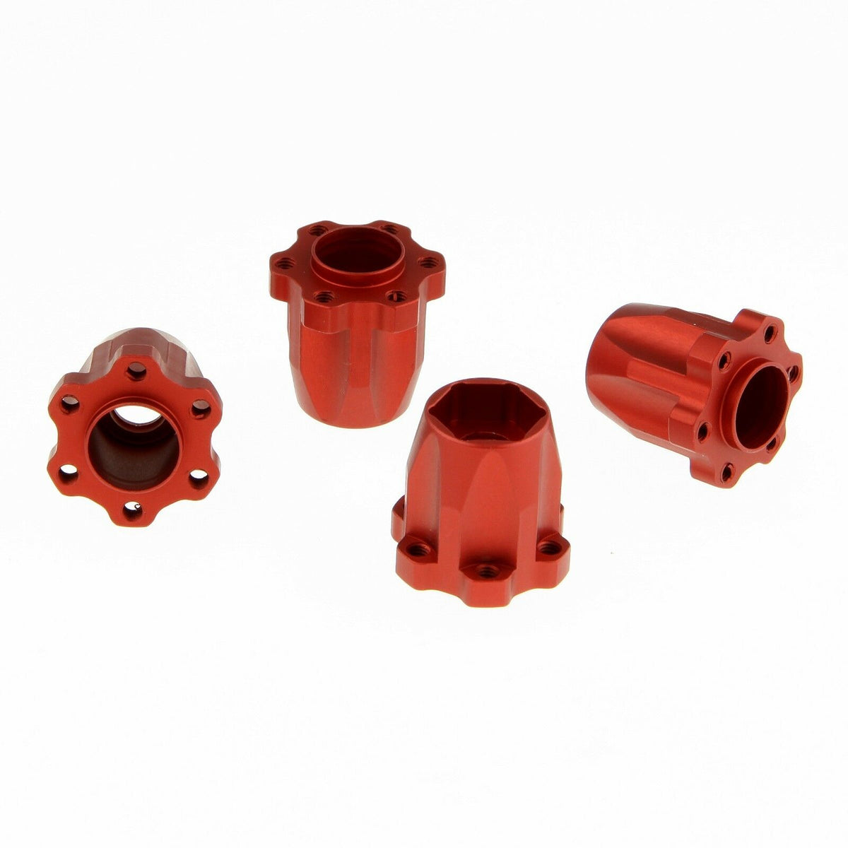 12mm Hex Hubs Extender Set 23mm Height Red for GDS Racing Wheels Rims
